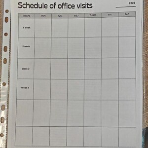 Office Attendance Tracker | Printable PDF + Editable Powerpoint ...