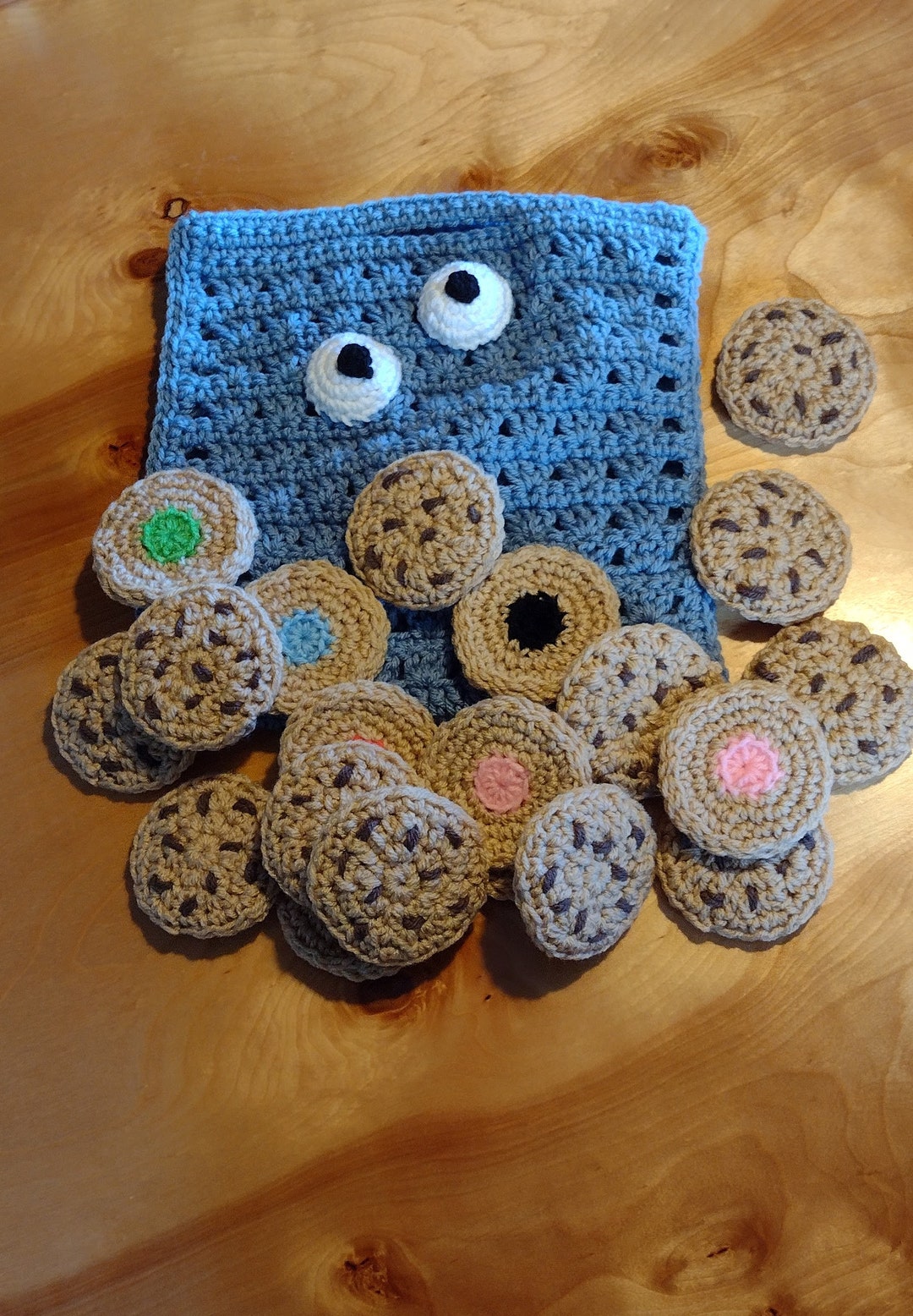 Hand Crocheted Memory Game, Crocheted Memory/ Match Game, Crocheted ...