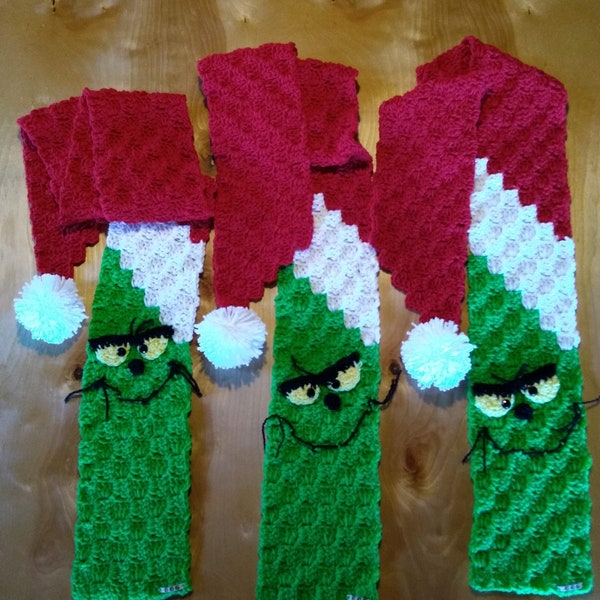 Grinch Scarf Pattern - Etsy