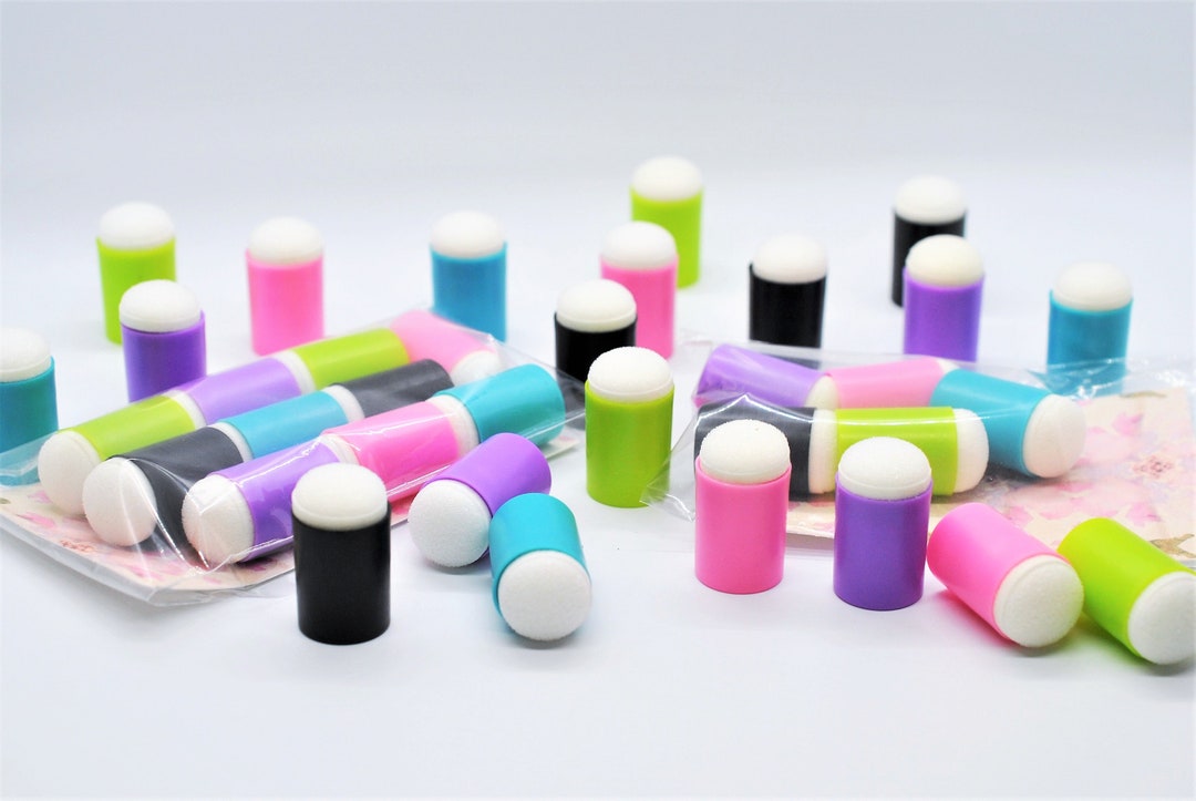 Finger Sponge Dauber 1-10 Pcs, Daubers for Stenciling, Chalks, Inks ...
