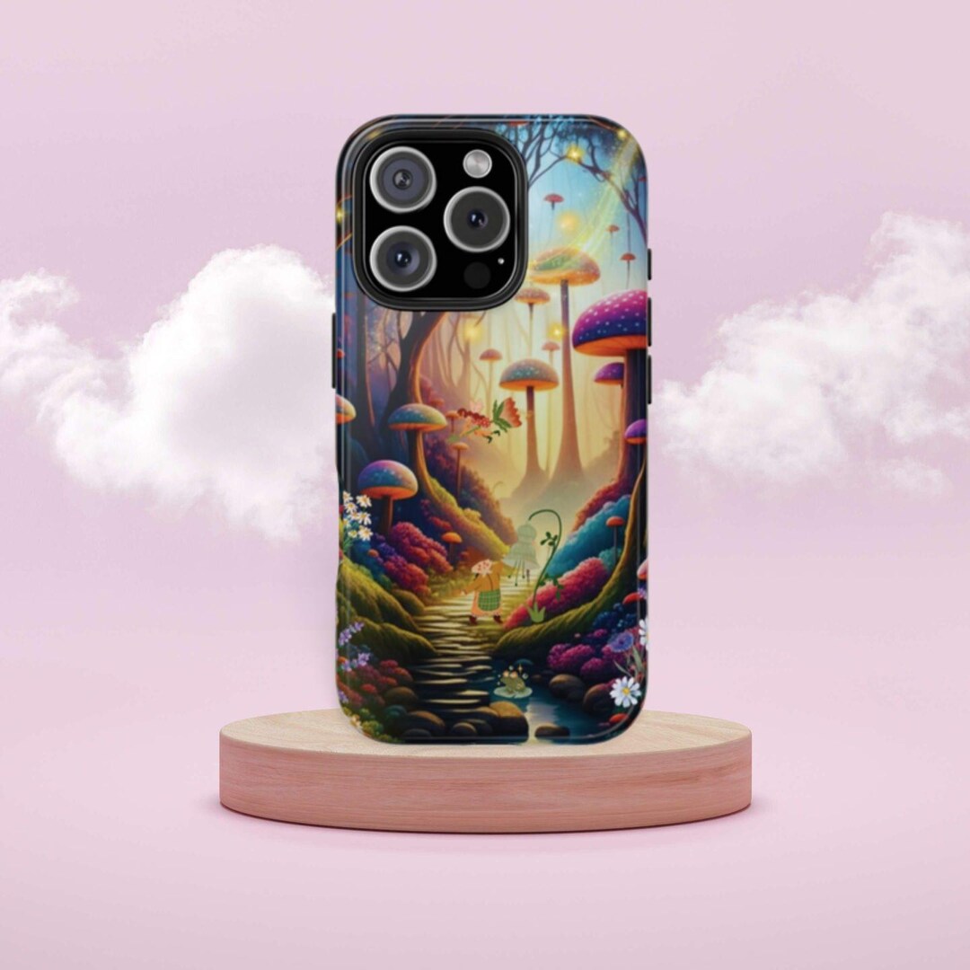 Cottagecore Aesthetic iPhone Case, Enchanted Forest Phone Cover ...
