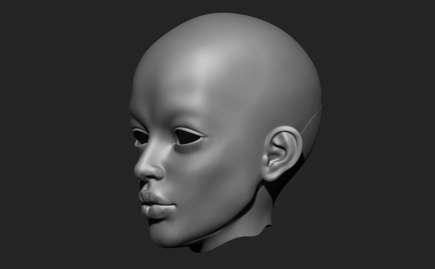 Jessie - Printable 3D BJD Head Model Perfect for Resin Casting and Doll ...