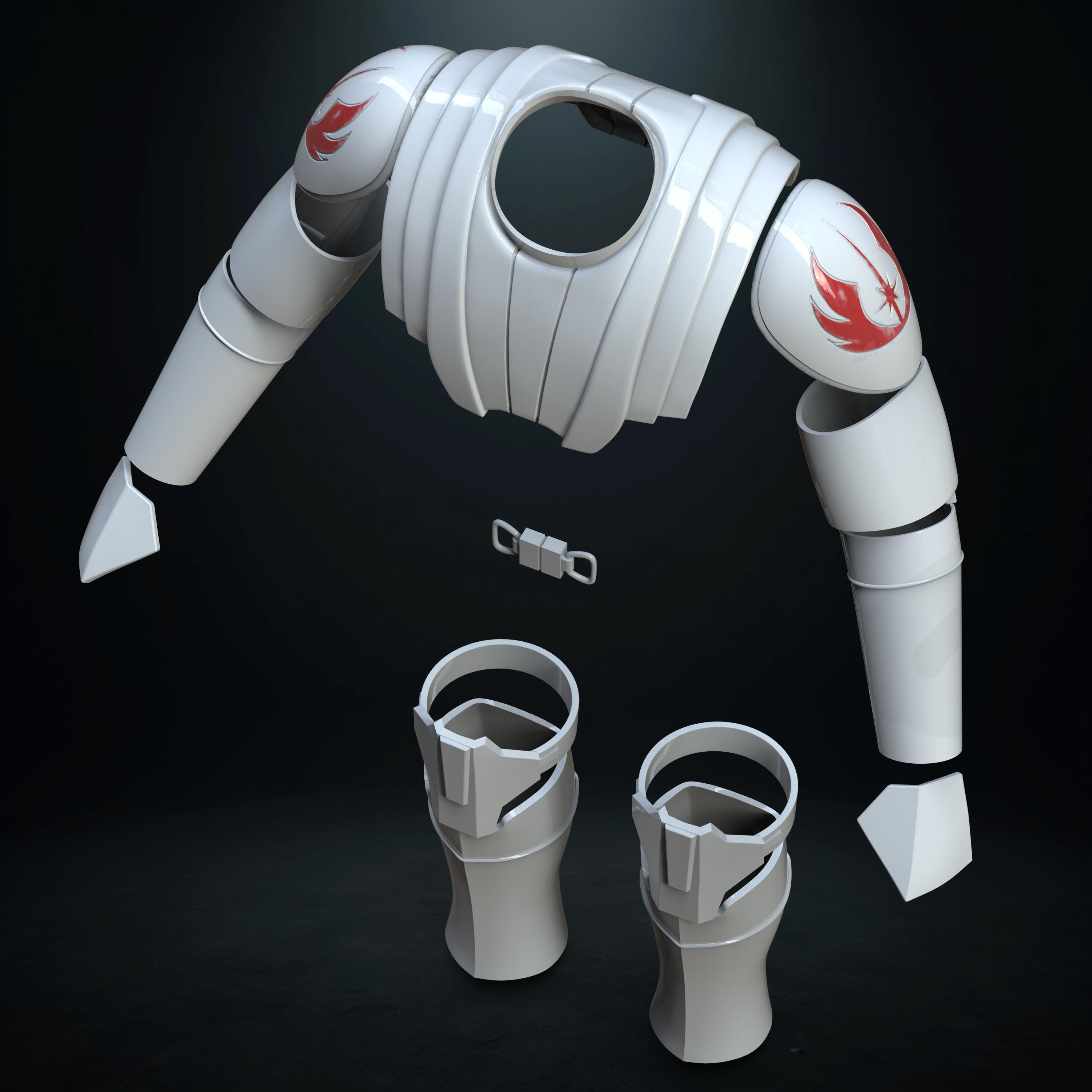 Obi Wan Kenobi Battle Armor Cosplay | Star Wars Armor Cosplay - Etsy