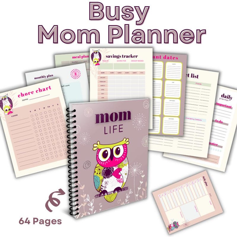 Owl Planner - Etsy