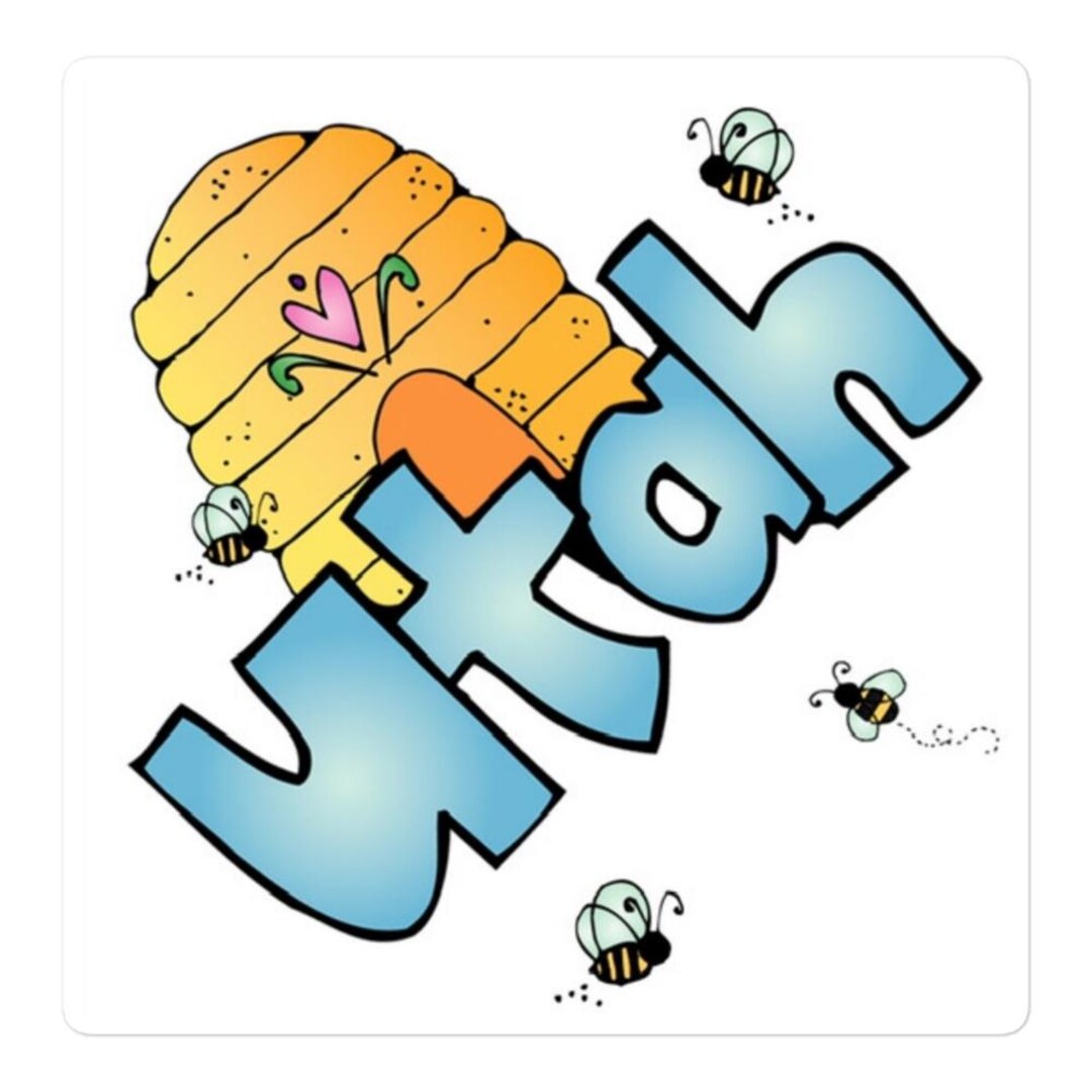 State - Utah Decal - Etsy