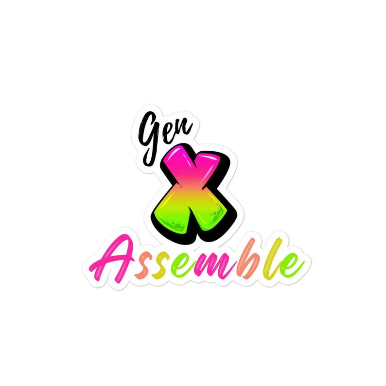 Gen X Assemble Decal - Etsy