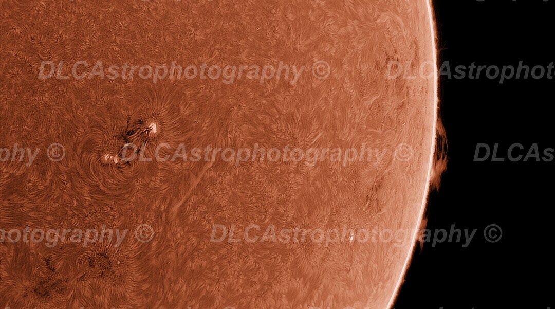 Solar Limb With Flares 1 - Free Shipping - Etsy