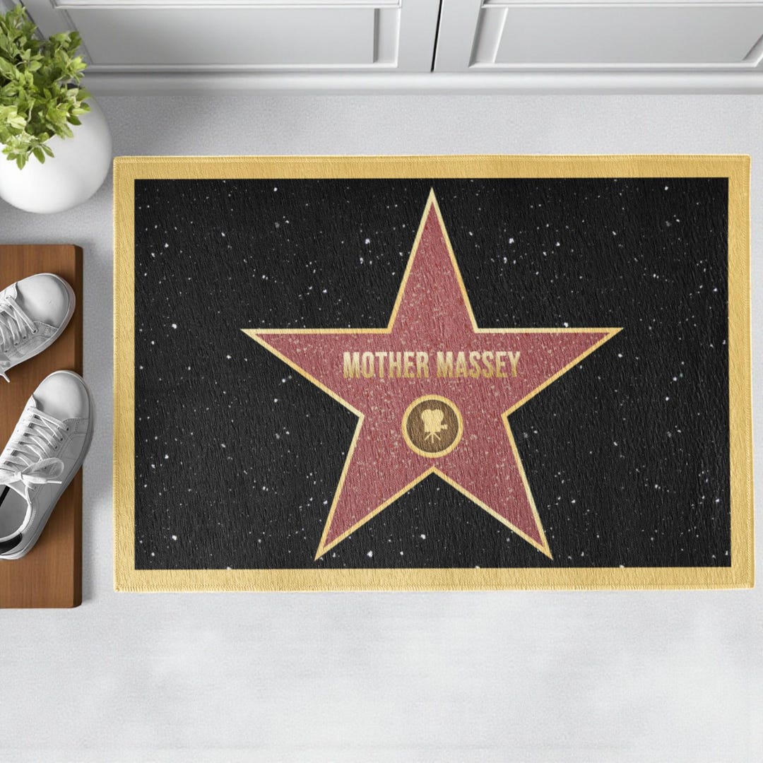 Custom Hollywood Studio Symbol Doormat/personalized Funny Rug/customize Welcome Doormat/indoor ...