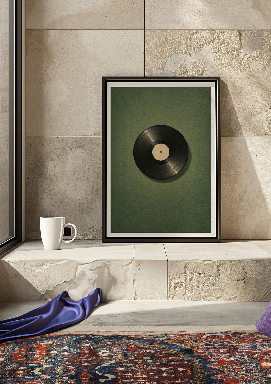 Vintage Vinyl Record Player Poster – Retro Music - Etsy