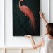 Pink Japanese Crane Art - Vintage Crane Poster - Antique Japanese Wall ...