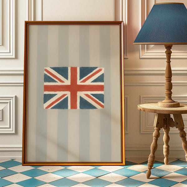 British Flag Poster - Etsy