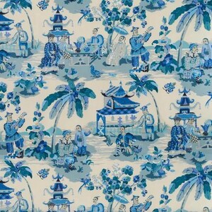 Xian Linen, Brunschwig & Fils, Chinoiserie, Linen and Cotton, Pillow ...