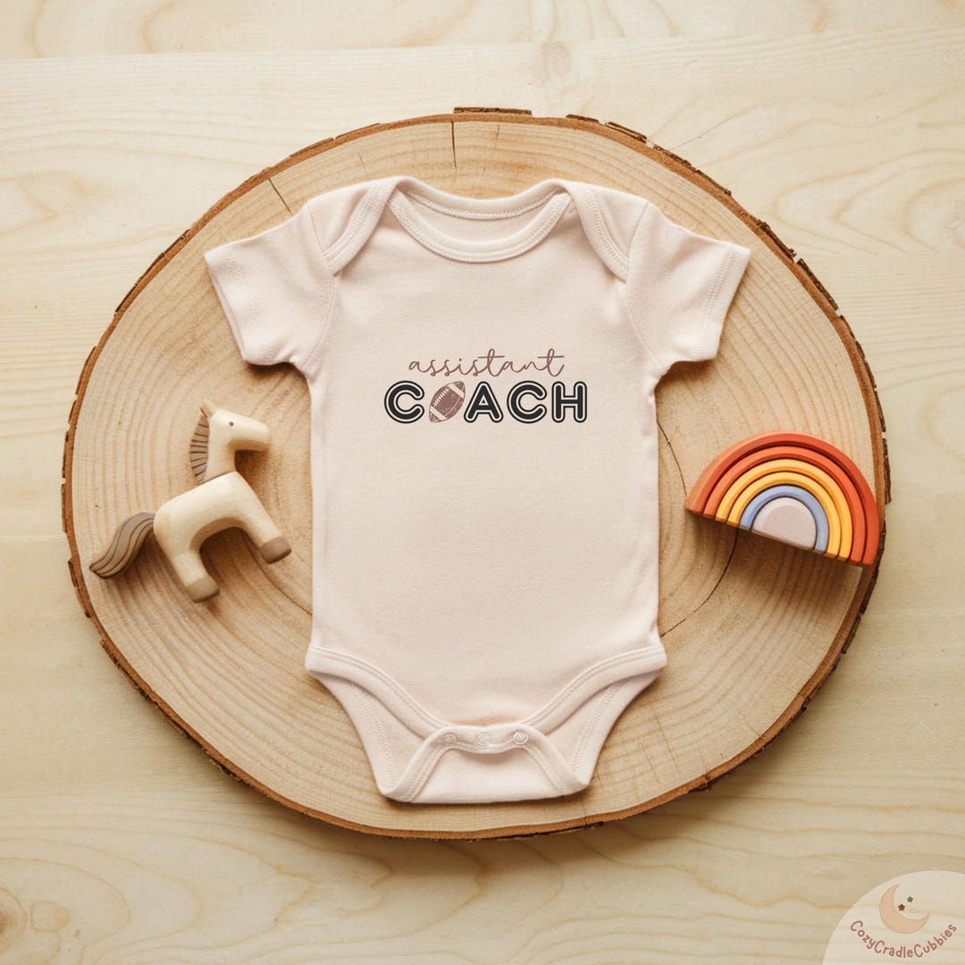 Assistant Coach Baby Onesie® Brand, Football Inspired Bodysuit, Cute ...