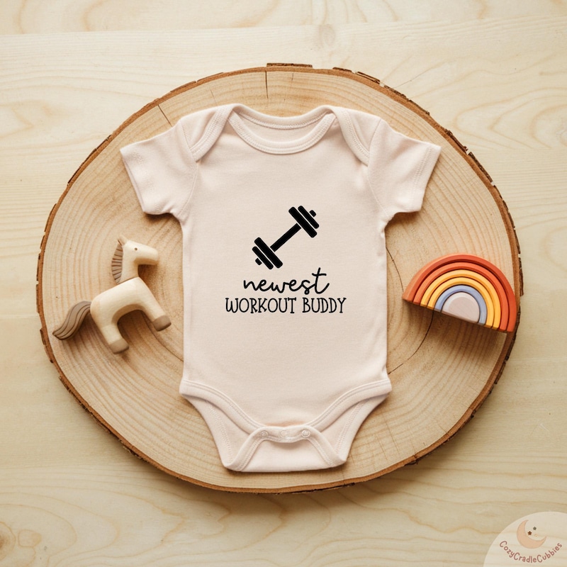 Baby Onesie Workout Buddy - Etsy