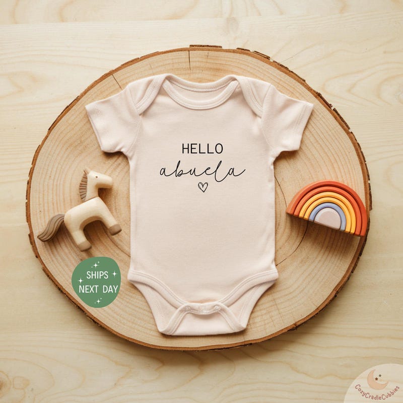 Hello Abuela Onesie - Etsy