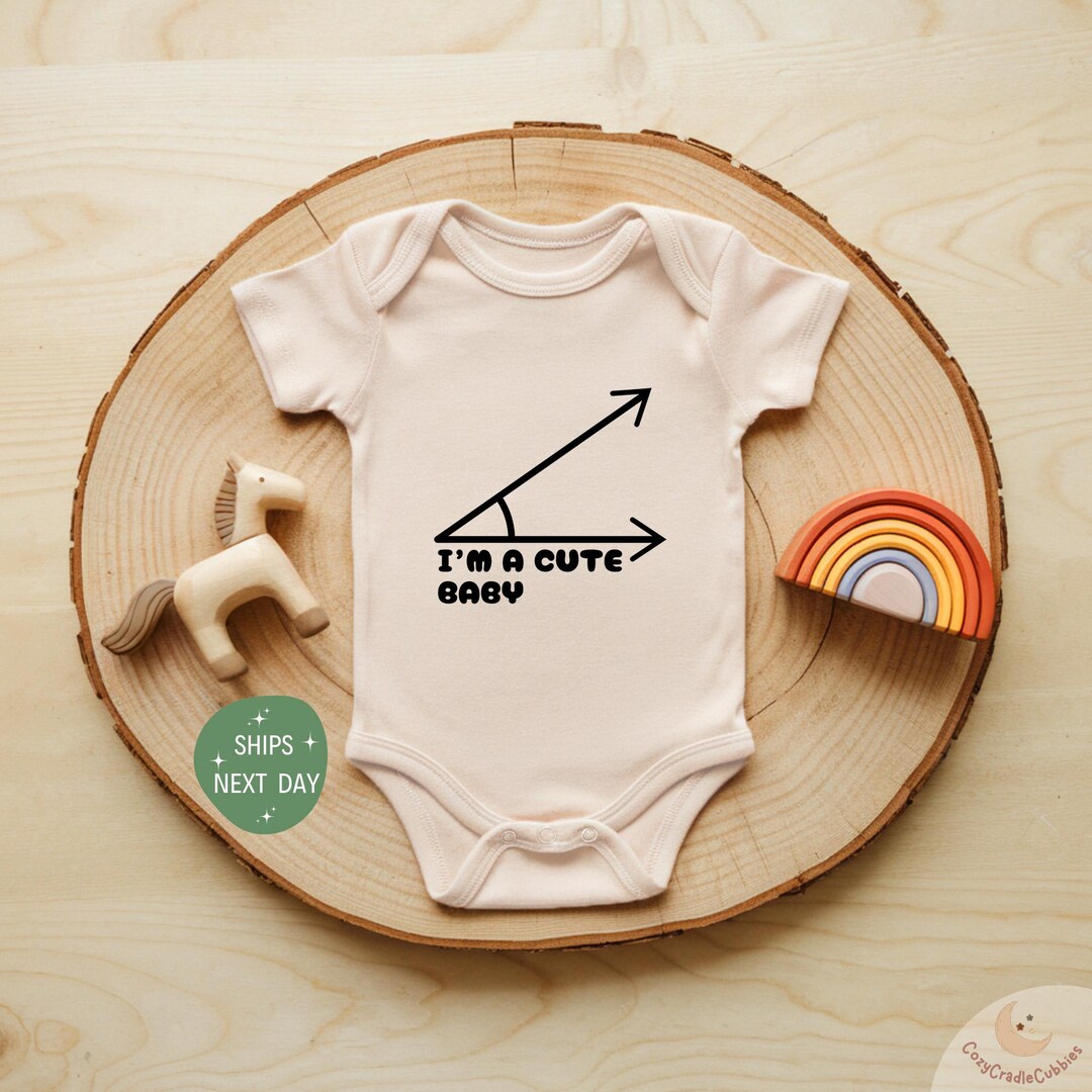 Math Humor Baby Onesie®, Funny Nerdy Baby Bodysuit, Natural Baby Shower ...