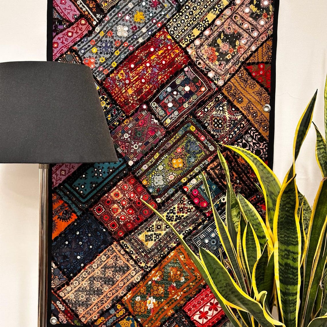 Ralli - Cultural Wall Art, Native Sindhi Patchwork Tapestry for Room ...
