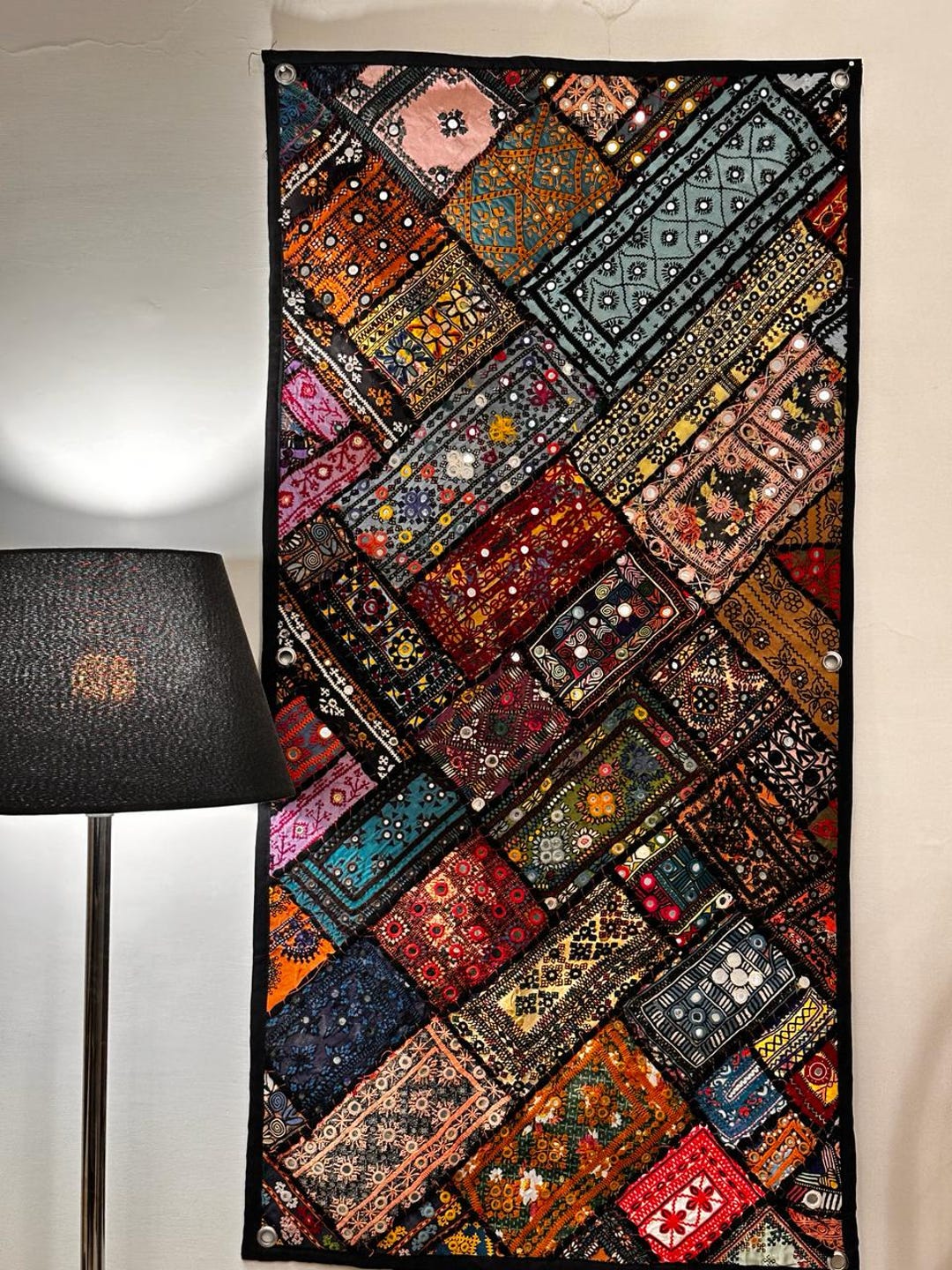 Ralli - Cultural Wall Art, Native Sindhi Patchwork Tapestry for Room ...