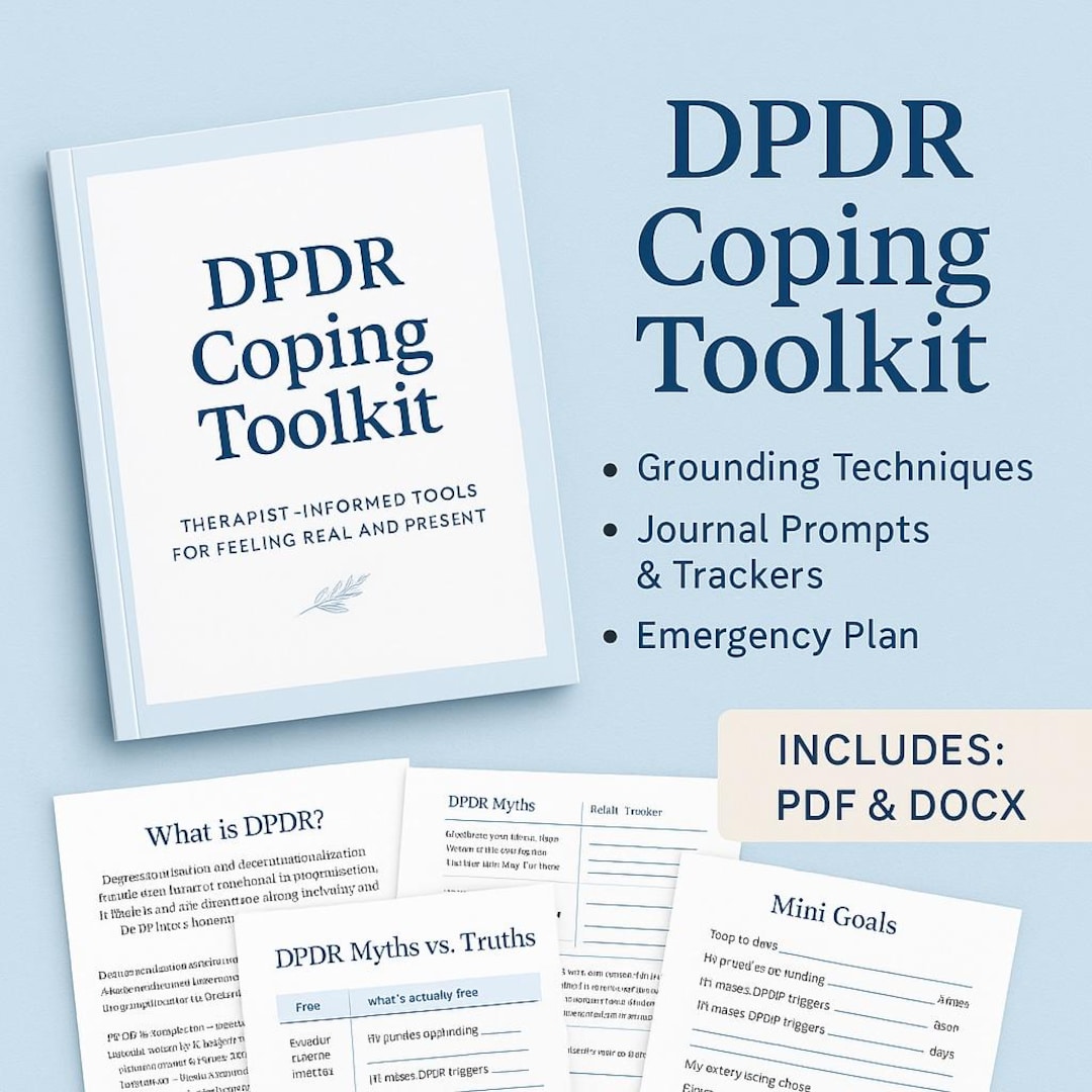 DPDR Workbook | Printable Worksheets for Depersonalization ...