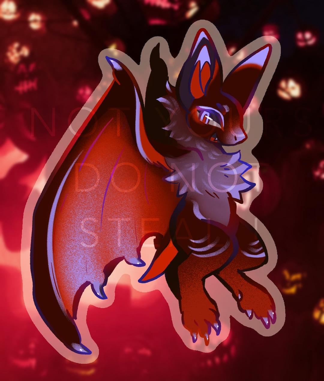 Spooky Bat Furry Fursona Adopt - Etsy