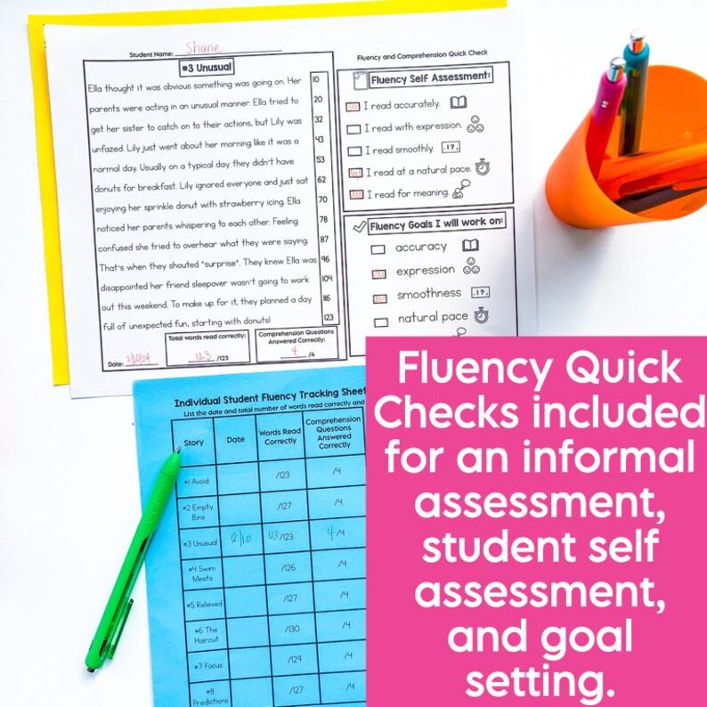 4th Grade Reading Fluency Passages With Comprehension Questions - Etsy