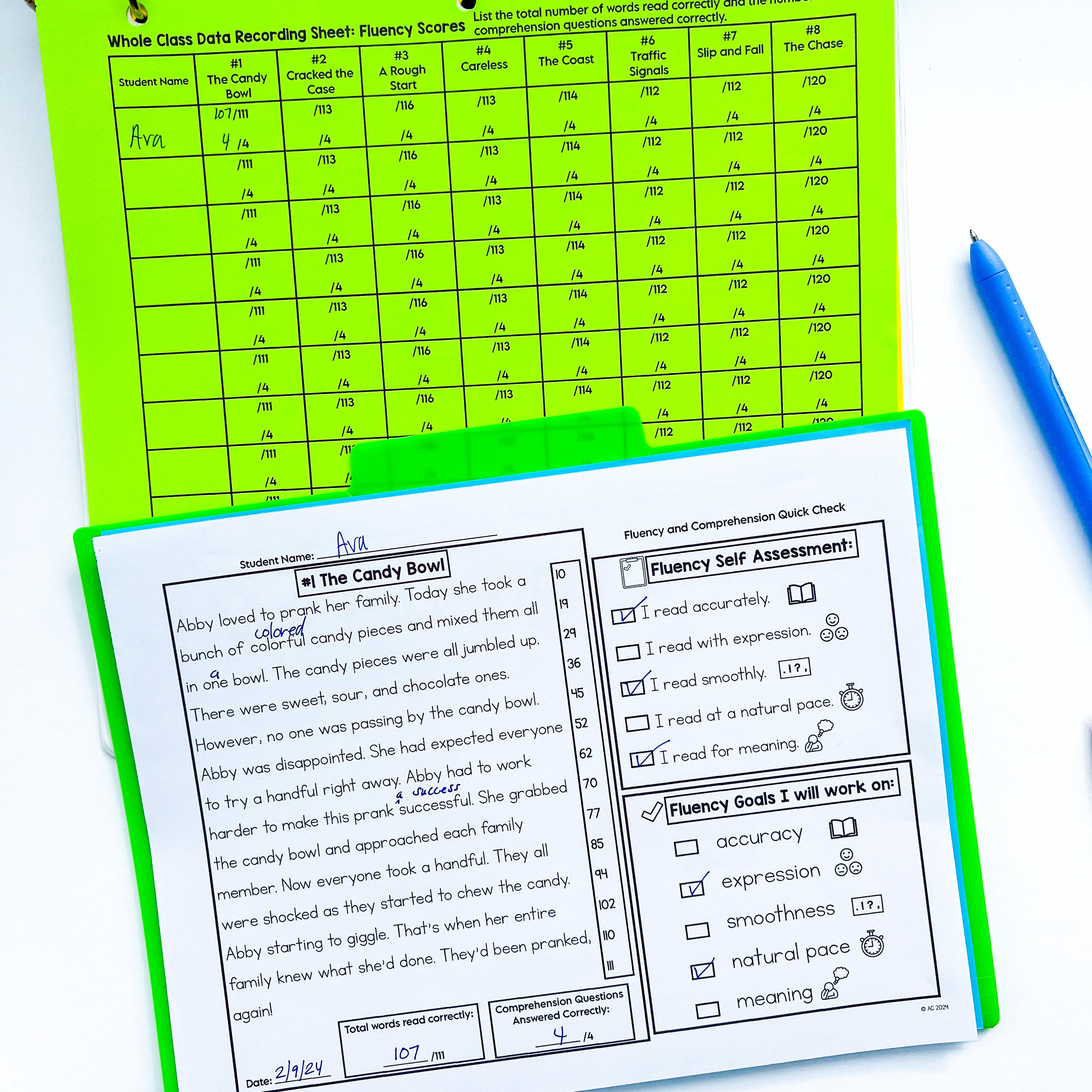 3rd Grade Reading Fluency Passages With Comprehension Questions ...
