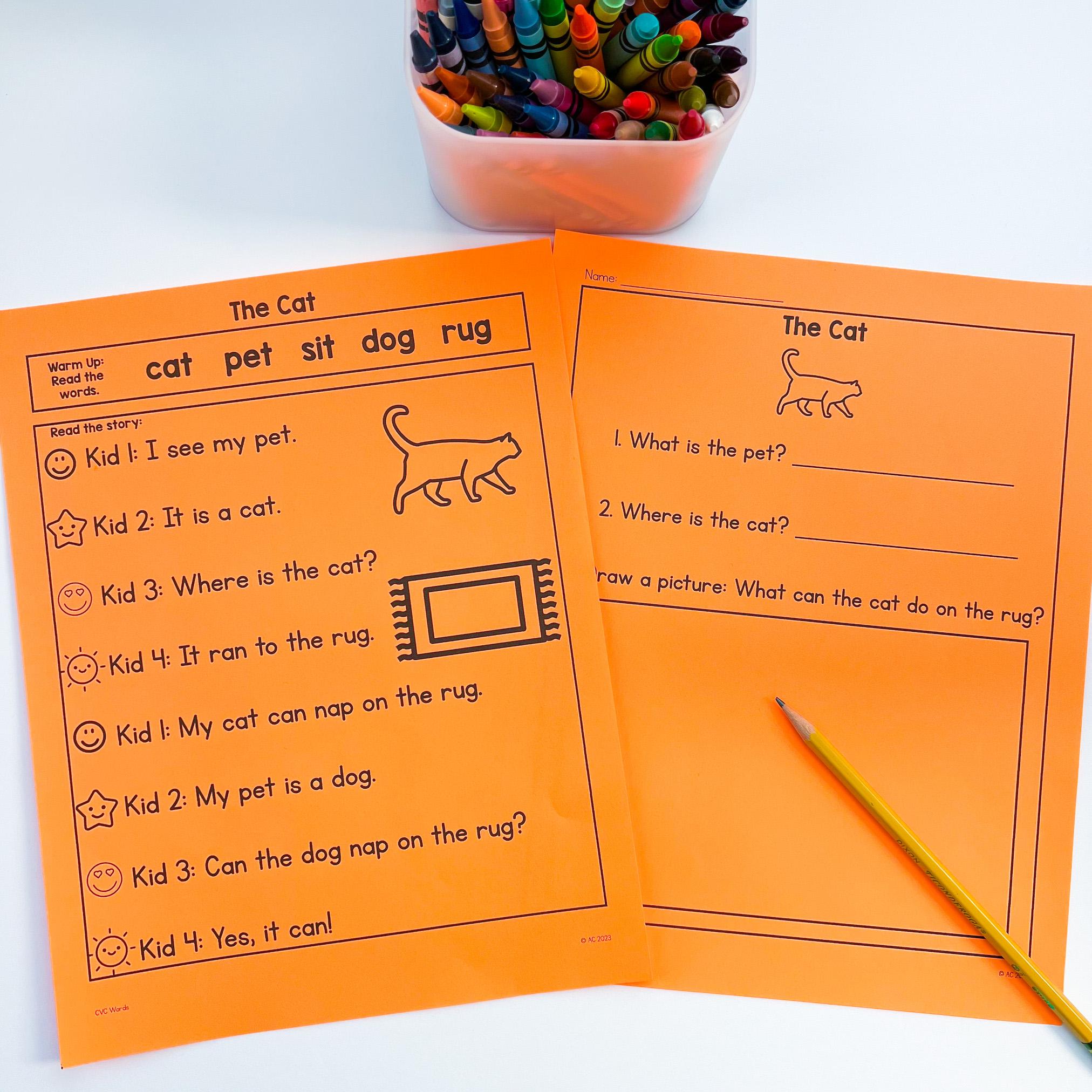 Decodable Reader's Theatre Plays: Phonics Scripts (PDF Download) - Etsy
