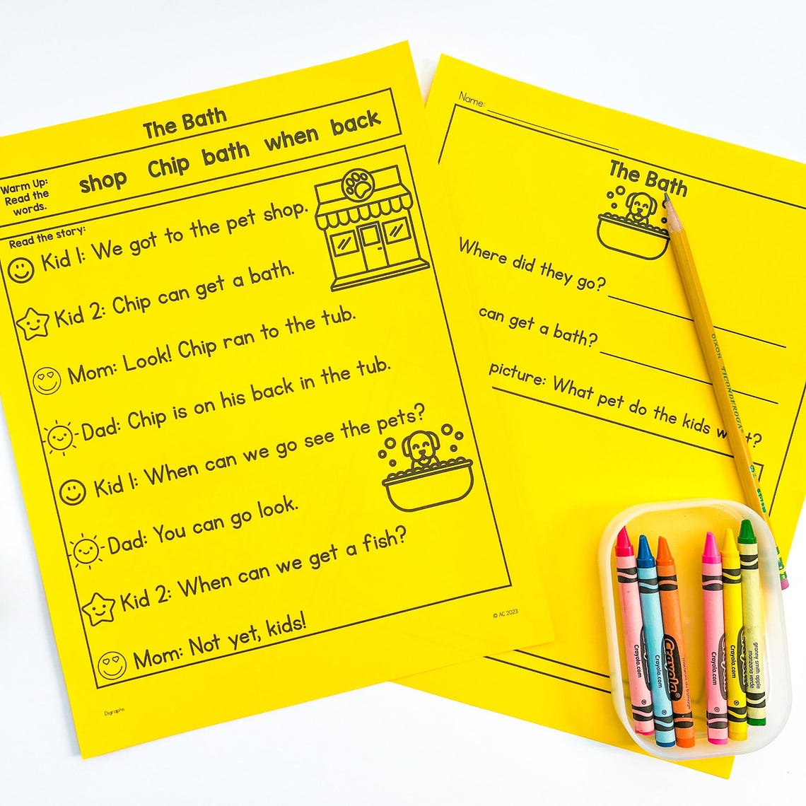 Decodable Reader's Theatre Plays: Phonics Scripts (PDF Download) - Etsy