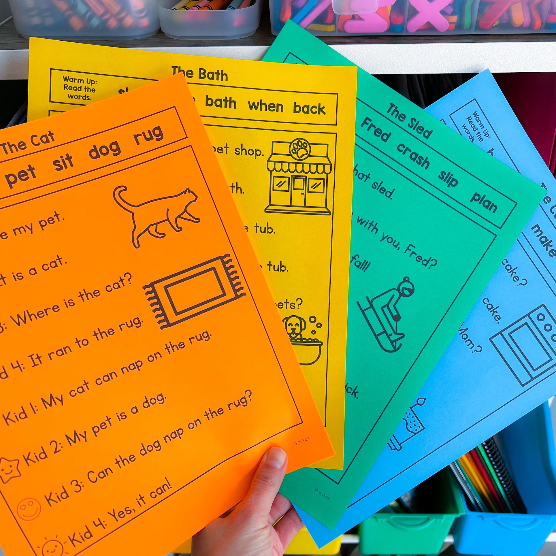 Decodable Reader's Theatre Plays: Phonics Scripts (PDF Download) - Etsy