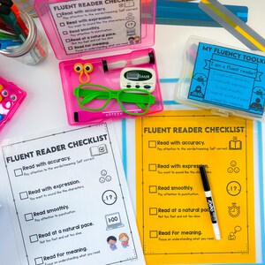 Reading Fluency Checklists and Toolkits Practice Activities Centers ...