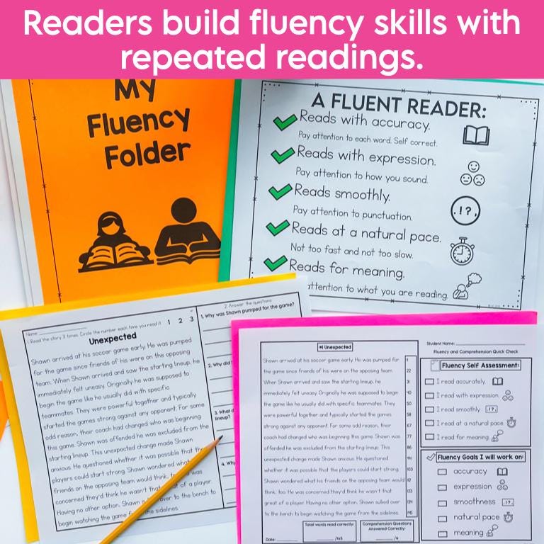 5th Grade Reading Fluency Passages With Comprehension Questions ...