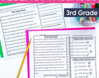 4th Grade Reading Fluency Passages With Comprehension Questions - Etsy
