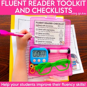 Reading Fluency Checklists and Toolkits Practice Activities Centers Assessment - Etsy