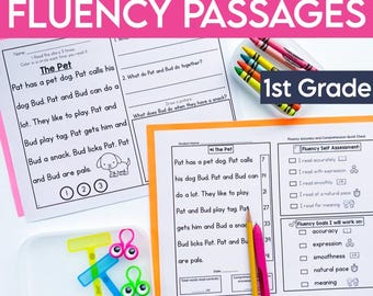 4th Grade Reading Fluency Passages With Comprehension Questions - Etsy