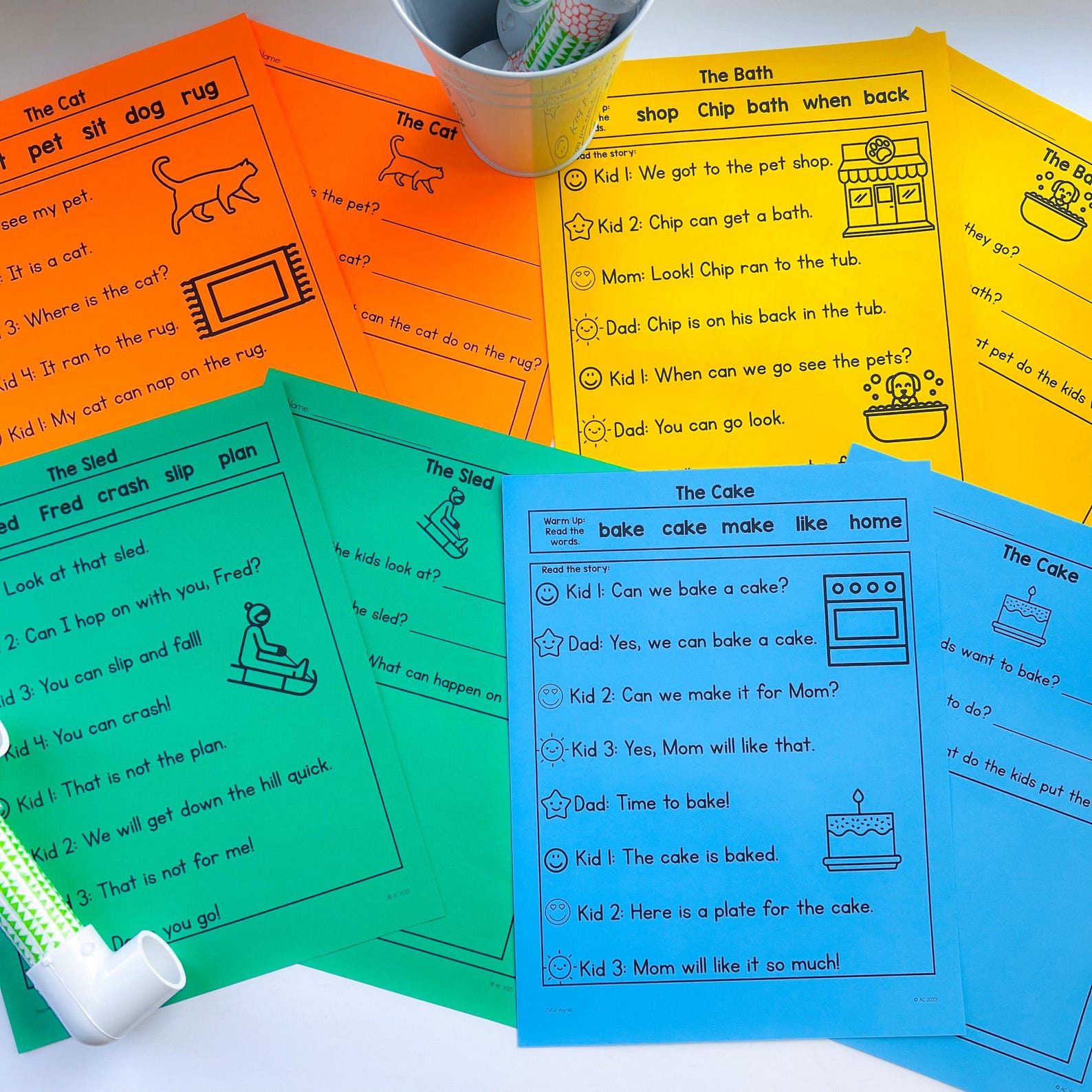 Decodable Reader's Theatre Plays: Phonics Scripts (PDF Download) - Etsy