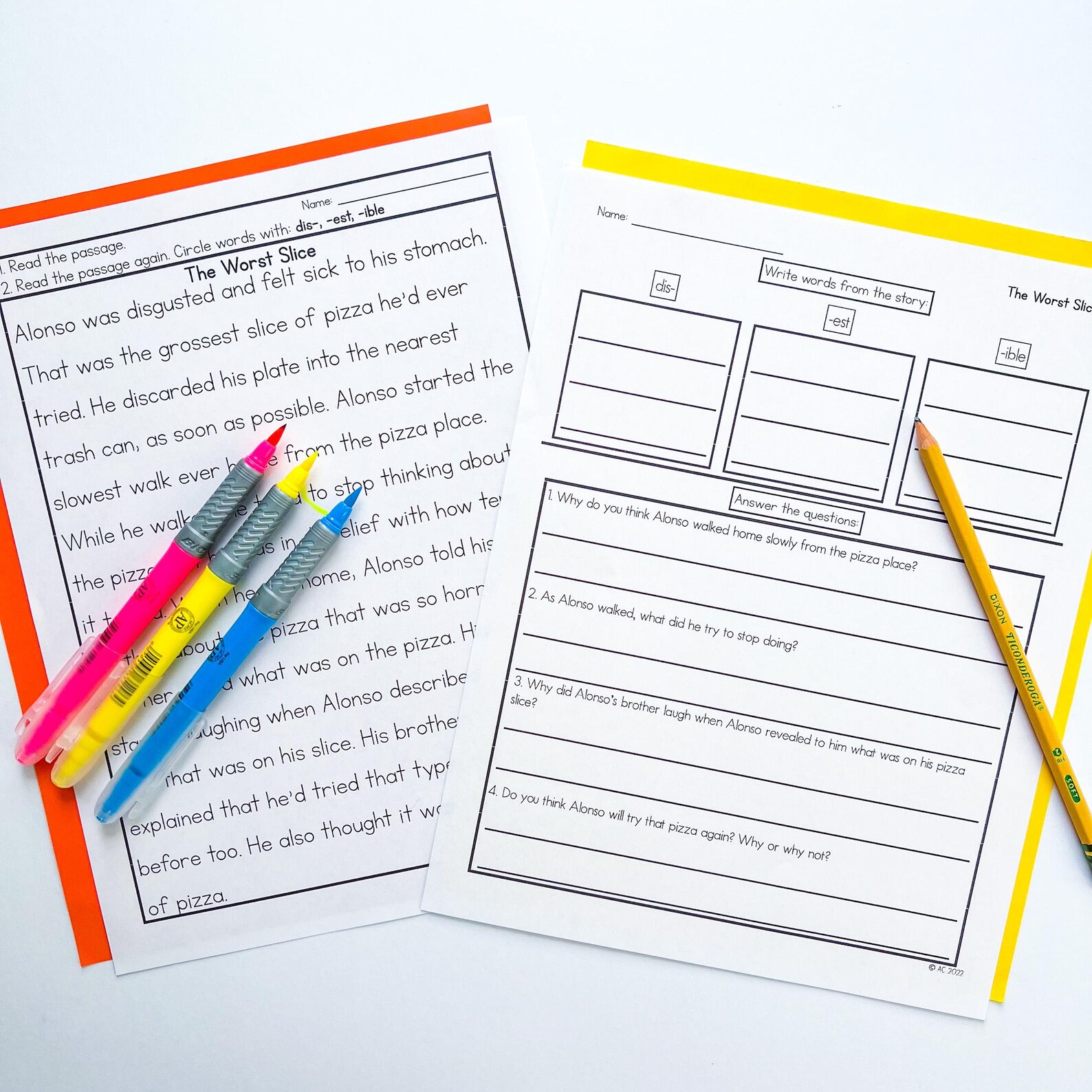 3rd, 4th Grade Phonics Focused Review Reading Passages With ...