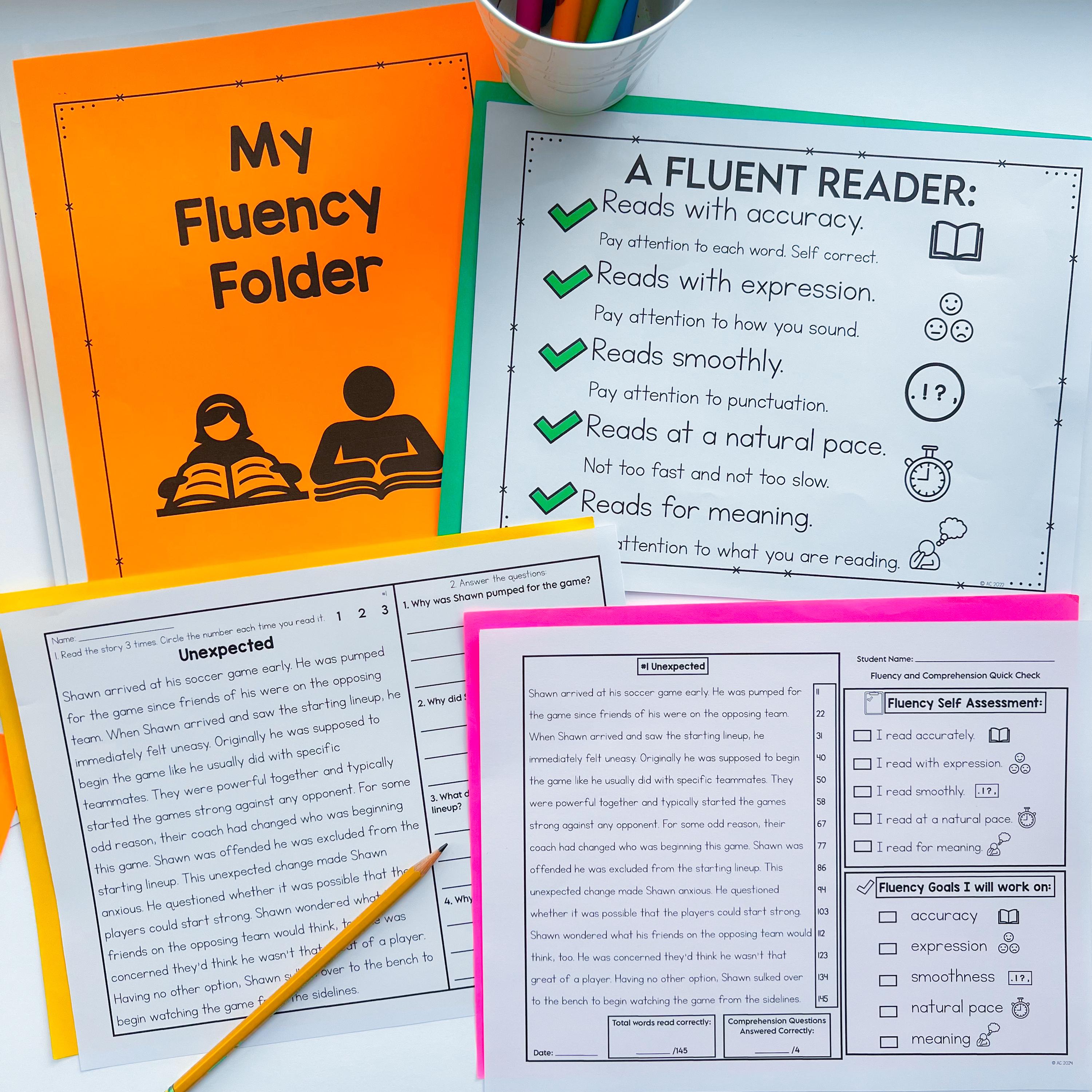 5th Grade Reading Fluency Passages With Comprehension Questions ...