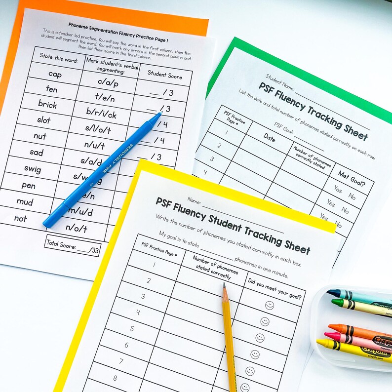 Kindergarten Reading Fluency Practice: Letter, Sound, & Word ...
