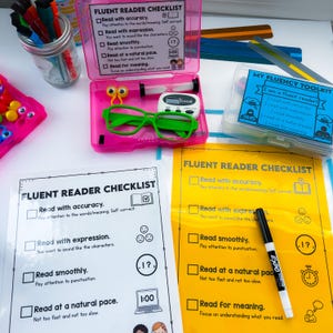 Reading Fluency Checklists and Toolkits Practice Activities Centers ...
