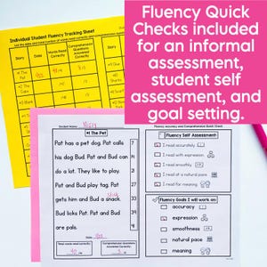 1st Grade Decodable Reading Fluency Passages With Comprehension ...