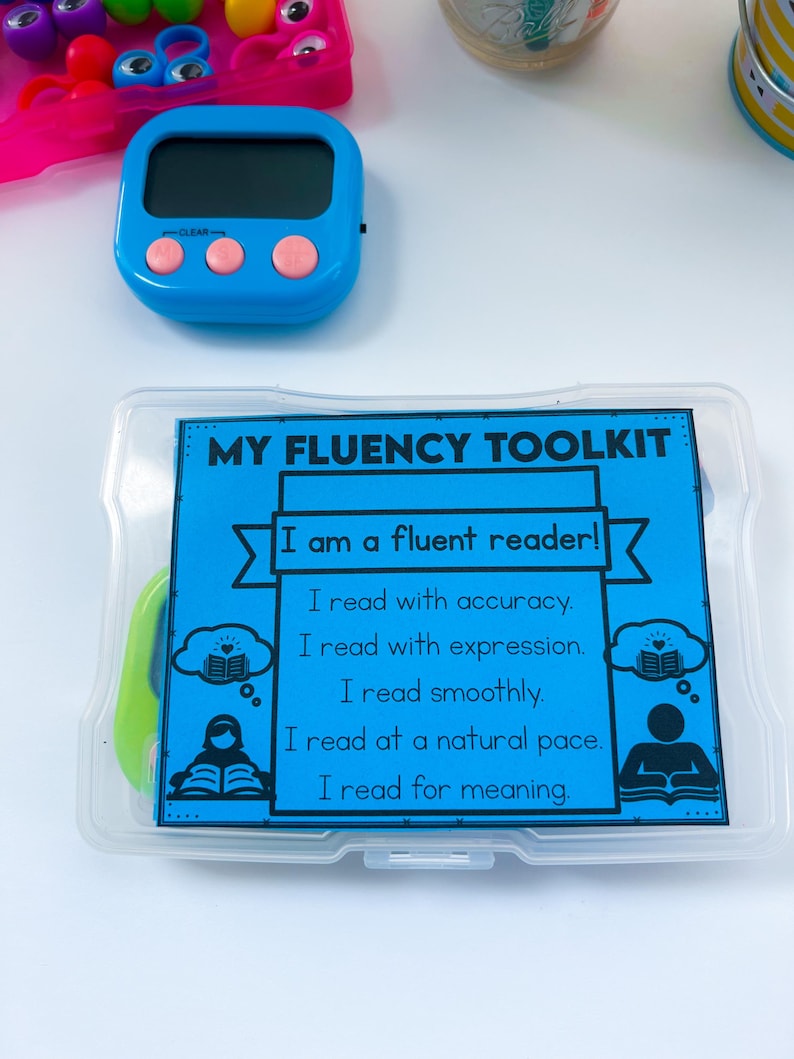 Reading Fluency Checklists and Toolkits Practice Activities Centers ...