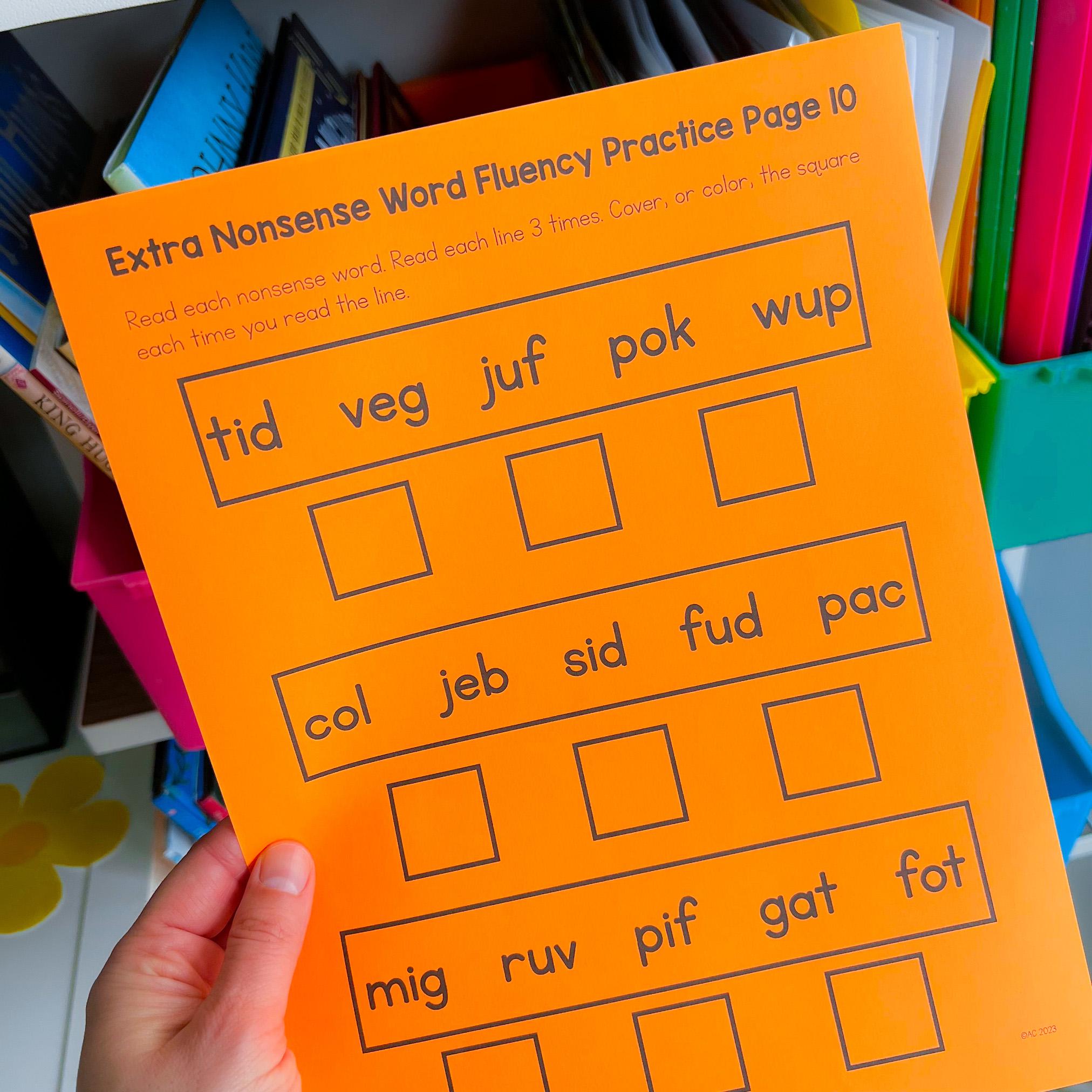 Kindergarten Reading Fluency Practice: Letter, Sound, & Word ...