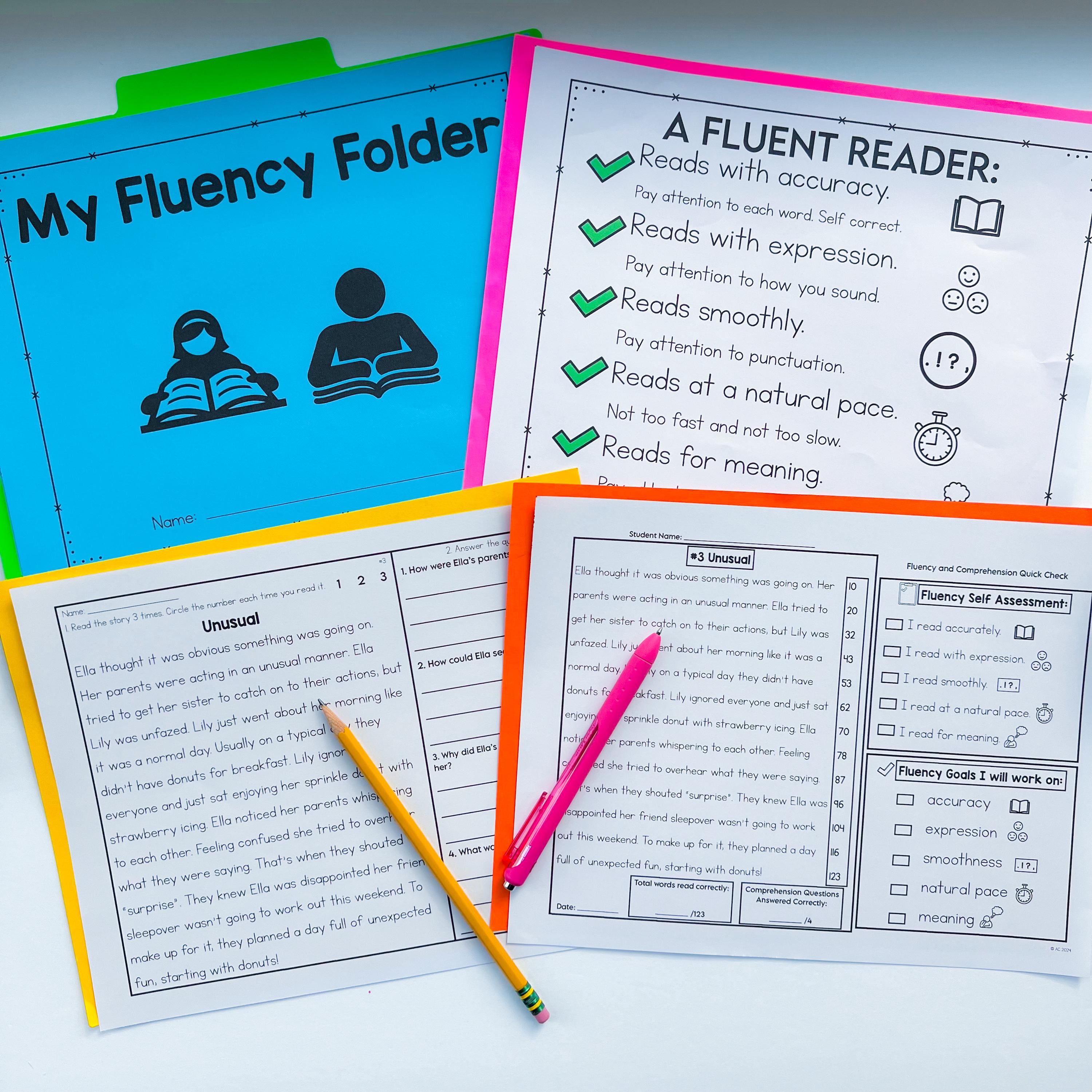 4th Grade Reading Fluency Passages With Comprehension Questions - Etsy