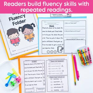 1st Grade Decodable Reading Fluency Passages With Comprehension ...