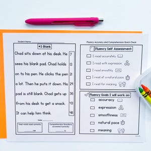 1st Grade Decodable Reading Fluency Passages With Comprehension ...