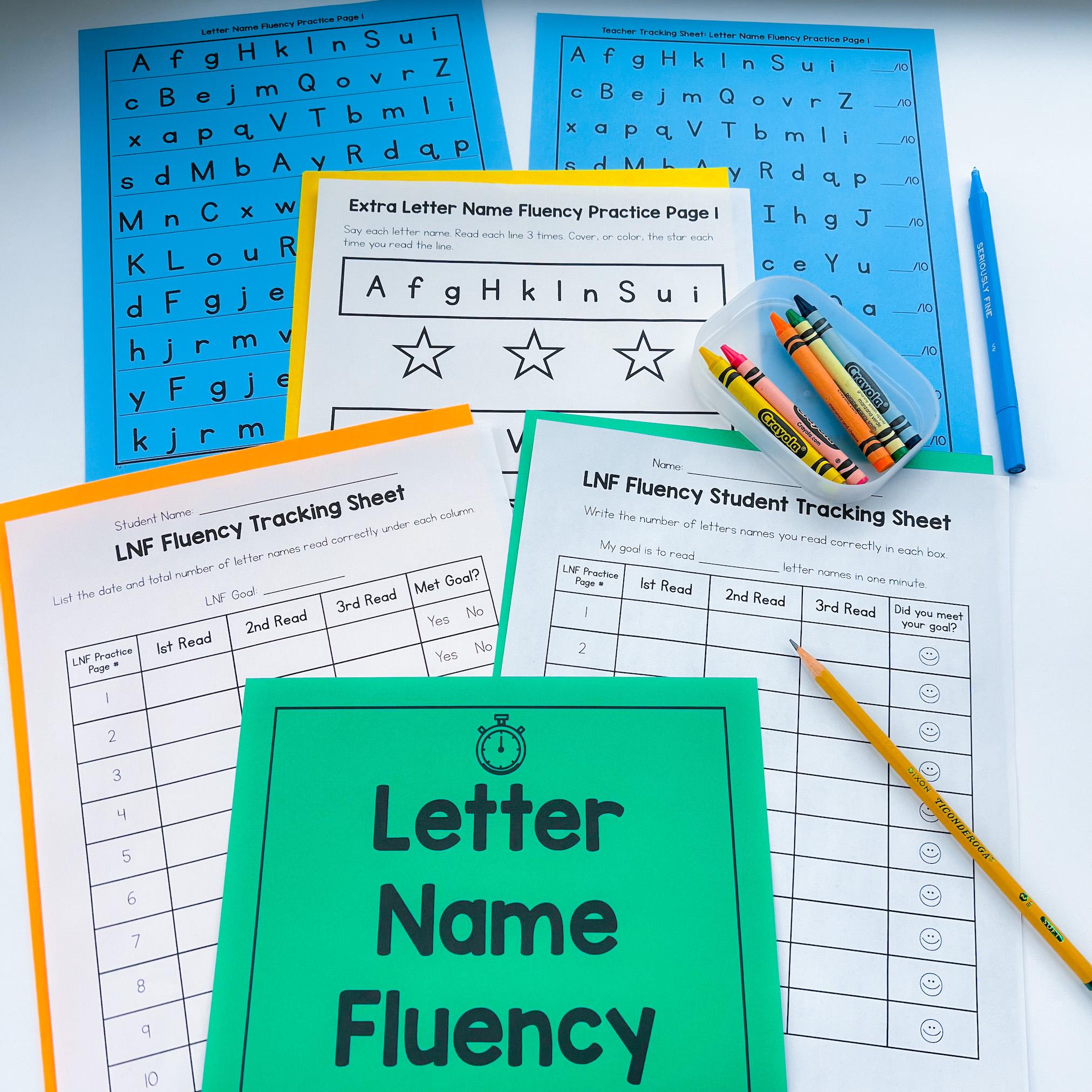 Kindergarten Reading Fluency Practice: Letter, Sound, & Word ...