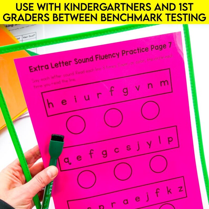 Kindergarten Reading Fluency Practice: Letter, Sound, & Word ...