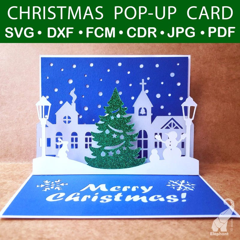 Pop up Card Svg - Etsy
