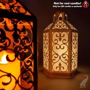 Lantern SVG Cut Files for Cricut, 3D Paper Lantern Svg Template, 3d ...