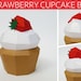 3D Papercraft Cupcake Box Bundle, Low Poly Paper Cupcake Gift Box ...
